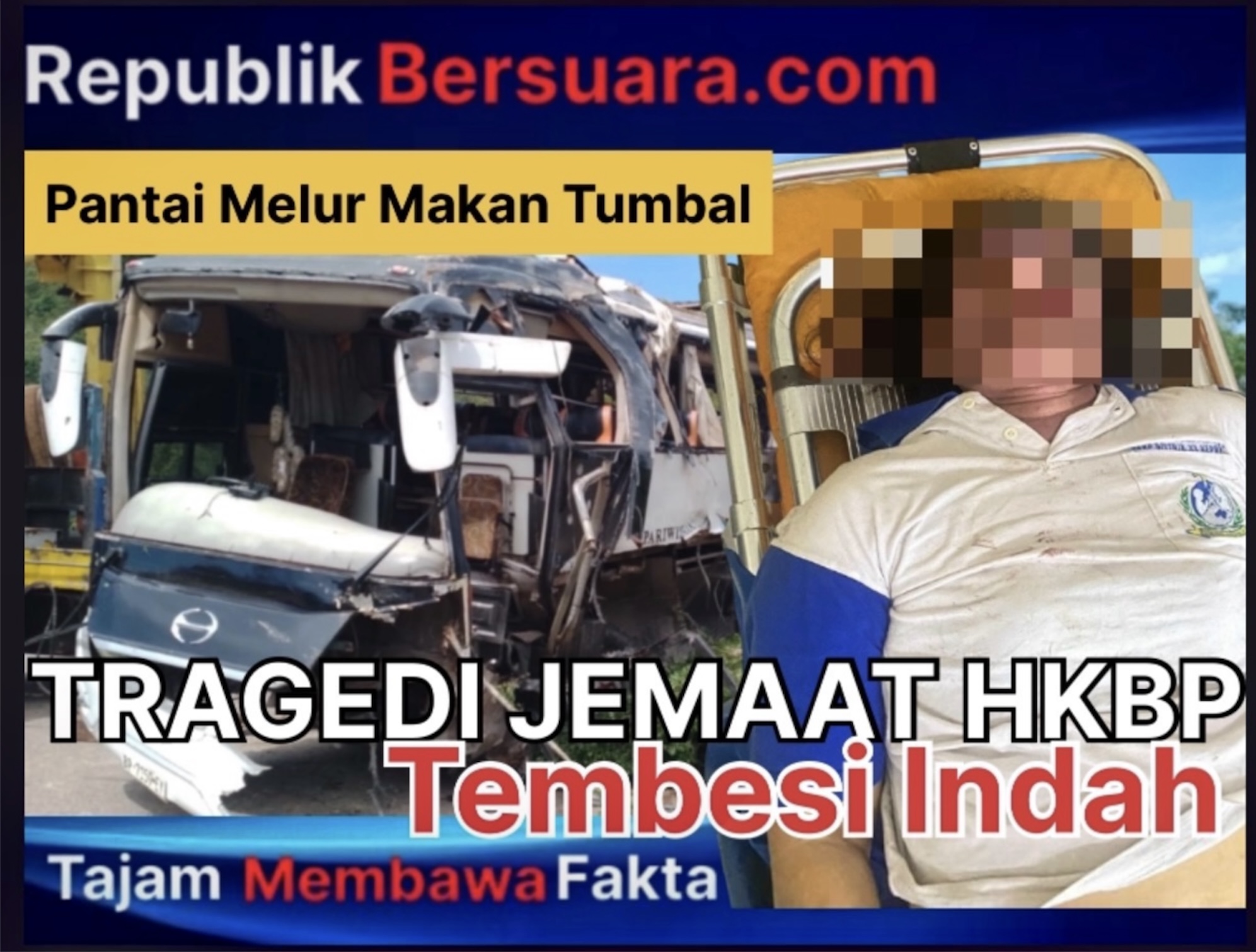 Rombongan HKBP Tembesi Indah Kecelakaan di Pantai Melur, Dahlena ...